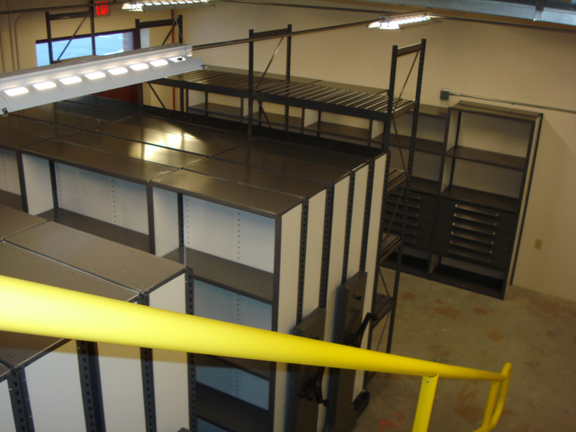 High-Density Mobile Aisle Storage System - Mobile Shelving | EQUIPTO